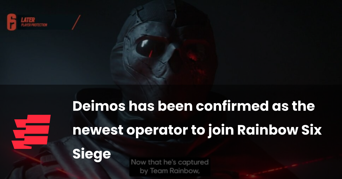 Meet Deimos: Rainbow Six Siege's 71st Operator Unveiled at Six ...